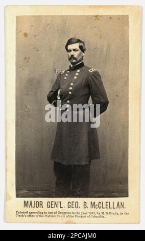 Major Gen'l. Geo. B. McClellan, wife, mother (Mrs. Gen. Marcy), child ...