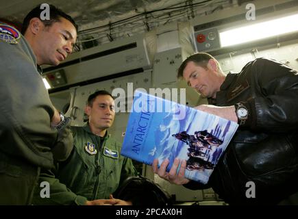 (Left to Right) Lt. Col. Randy Lutz, the incoming commander of the ...