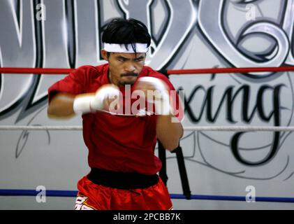 Boxing - Manny Pacquiao - Training Session - IBA Gym. Manny Pacquiao ...