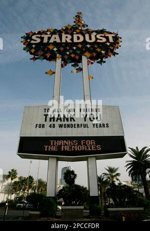Stardust Hotel Las Vegas Last Memory 2006 486 Hotel and most important ...
