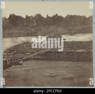 Building the Red River Dam, Civil War Photographs 1861-1865 Stock Photo ...
