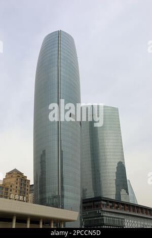 21st century architecture at Crescent Bay in Baku Stock Photo - Alamy
