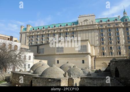 Gasim bey Hammam inside the Old City of Baku in Azerbaijan Stock Photo ...