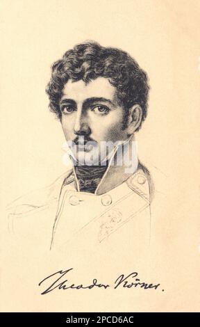 Portrait of Karl Theodor Körner Stock Photo - Alamy