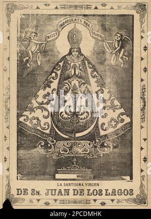 The Virgin Immaculate. Engraving Stock Photo - Alamy