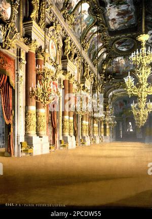 1895 ca, PARIS , FRANCE : The OPERA Theatre ( Academie Nationale de ...