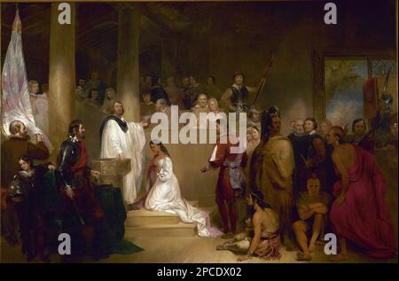 Jamestown, Virginia, USA - Pocahontas (1595-1617) and Captain John ...