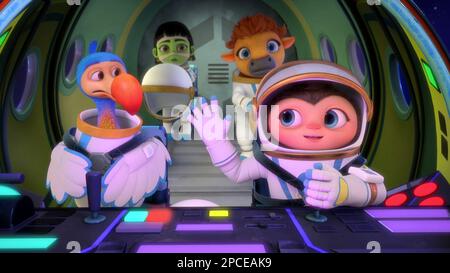 RIDLEY JONES, from left: Dudley (voice: David Errigo Jr.), Ismat (voice ...