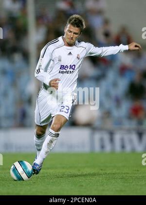 DAVID BECKHAM REAL MADRID CF THE BERNABEU MADRID SPAIN 26 September ...