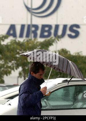 Airbus headquarters at Toulouse airport in France aerial view Stock ...