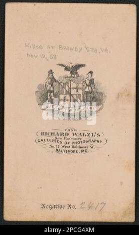United States: c. 1863 The Baltimore & Ohio Railroad Locomotive #117 ...