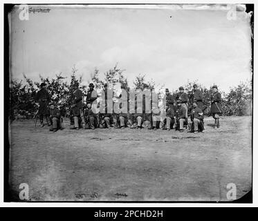 Company D, 61st New York Infantry, Falmouth, Va., April, 1863, Civil ...