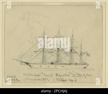 Vanderbilt, 1861. Morgan collection of Civil War drawings. Vanderbilt ...