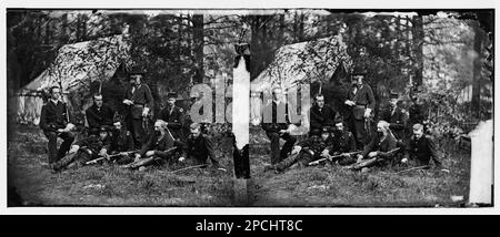 Harrison's Landing, Virginia. General Samuel Heintzelman and staff ...