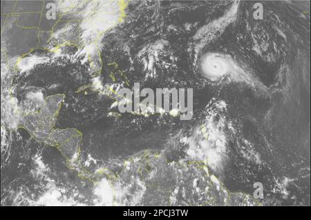 Hurricane Gordon From Space Stock Photo - Alamy