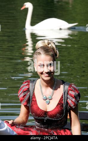 Model Regina Deutinger wears what is supposed to be the world's most ...