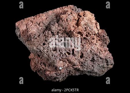 Volcanic rock - scoria - igneous rock - isolated on a studio shoot ...