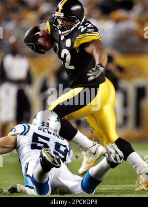 Pittsburgh Steelers running back Duce Staley makes a long run in the ...