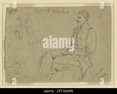 Portraits of Provost Marshal, McLean Stock Photo - Alamy