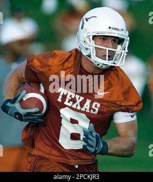 Texas wide receiver Jordan Shipley returns a Texas Tech punt 46 yards ...