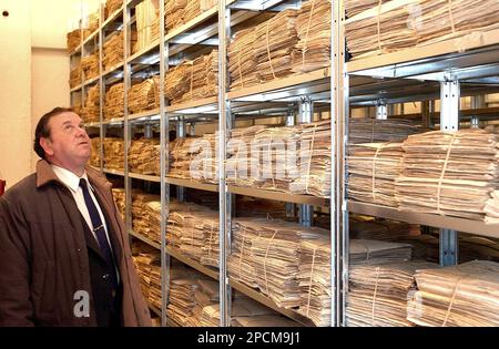 ROMANIA BUCHAREST. The former headquarters of Securitate secrete police ...
