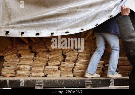 ROMANIA BUCHAREST. The former headquarters of Securitate secrete police ...