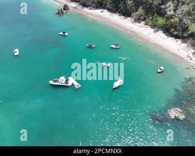 Located in the Gulf of Nicoya Tortuga Island (Isla Tortuga), Pacific ...