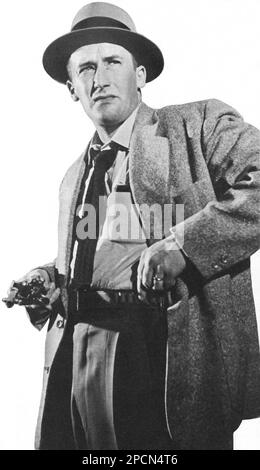 1957 ca,USA: The american crime fiction novels writer MICKEY SPILLANE ...