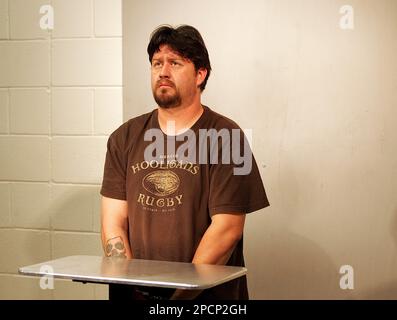 Samuel Dieteman stands for his booking mug shot, Friday, Aug. 4, 2006 ...