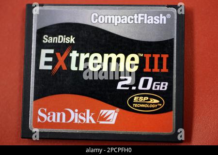 SanDisk Compact Flash Card Stock Photo - Alamy
