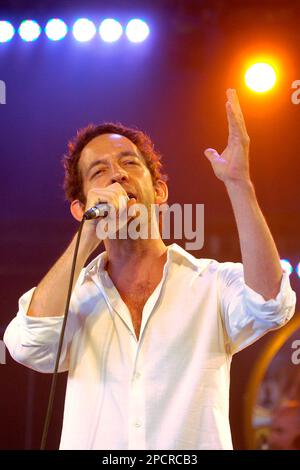 French singer Arthur Higelin alias Arthur performs on the Chapiteau ...