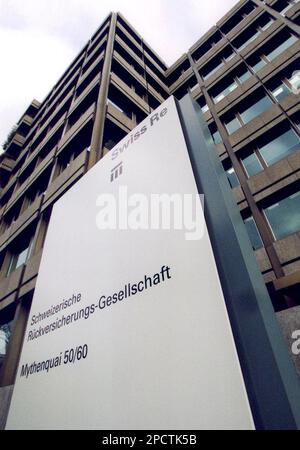 The headquarters of Swiss Reinsurance Company Swiss Re at the ...