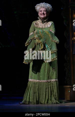 Maggie Kirkpatrick ('Madame Morrible') Press Call for the hugely ...