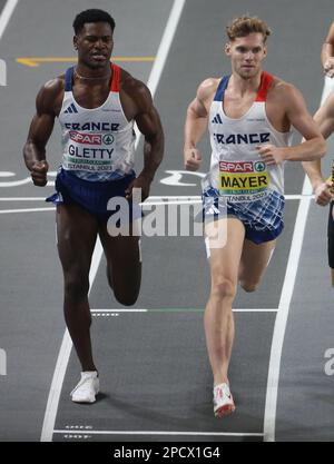 Makenson GLETTY and Kevin MAYER of France 1000m Men Heptathlon during ...