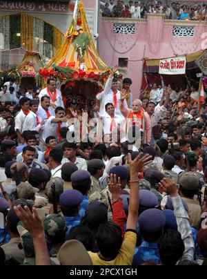 Modi rath yatra Stock Photo - Alamy