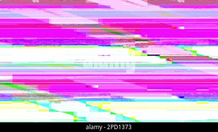 Color noise 8-bit glitch analog pixel artifacts Stock Photo - Alamy