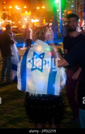 Tel Aviv Israel March 02, 2021 Unidentified people rolling through the ...