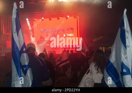 Tel Aviv Israel March 02, 2021 Unidentified people rolling through the ...