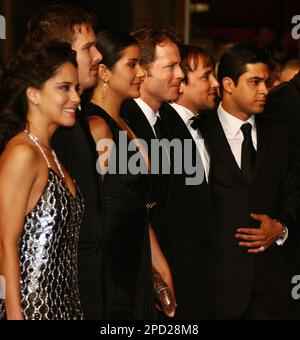 Director Richard Linklater (L) and actor Greg Kinnear pose during a ...