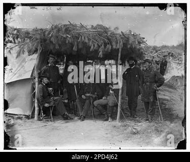 Petersburg, Virginia. General Orlando B. Willcox and staff. Civil war ...