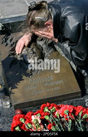 Vera Toptunova, the mother of Leonid Toptunov, who was a senior reactor ...