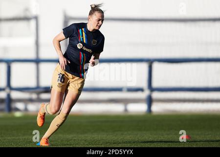 Fridolina Rolfo of FC Barcelona Femenino gestures during the Spanish ...