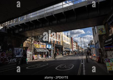 Rye Lane, vibrant high street in the heart of Peckham, South London ...