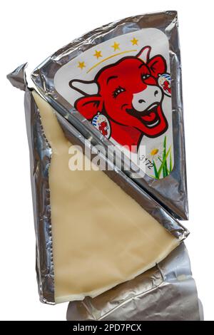 The Laughing Cow light cheese triangles Stock Photo - Alamy