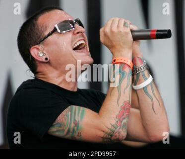 Talinda Bennington, Chester Bennington, Tyler Lee... arriving at ...