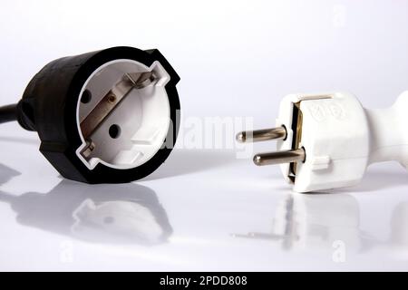 plug of an extension cable, unplugged Stock Photo - Alamy