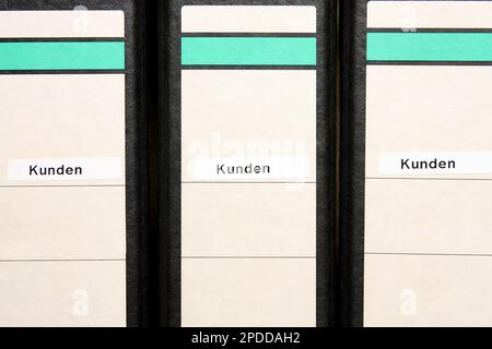 full folders lettering clients Stock Photo - Alamy