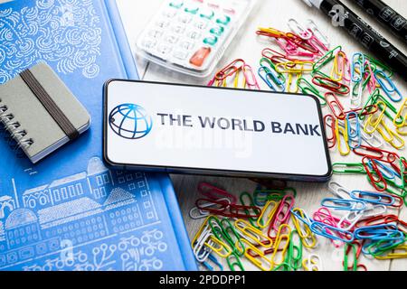 World Bank logo seen displayed on a smart phone Stock Photo - Alamy