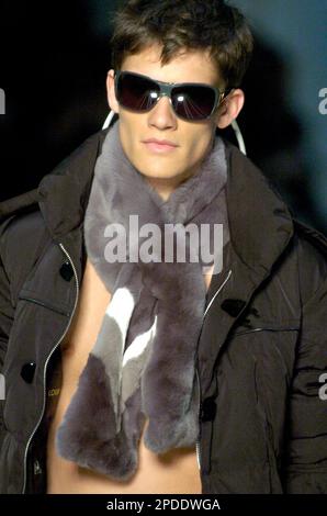 A model displays a creation by US designer Marc Jacobs for Louis ...