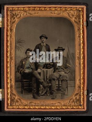 Unidentified Civil War veterans of Co. K, 34th Georgia Infantry ...